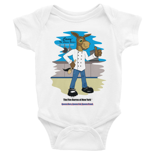 Casey™ The Queens Burro©-New York Born-Infant Bodysuit – The Five ...